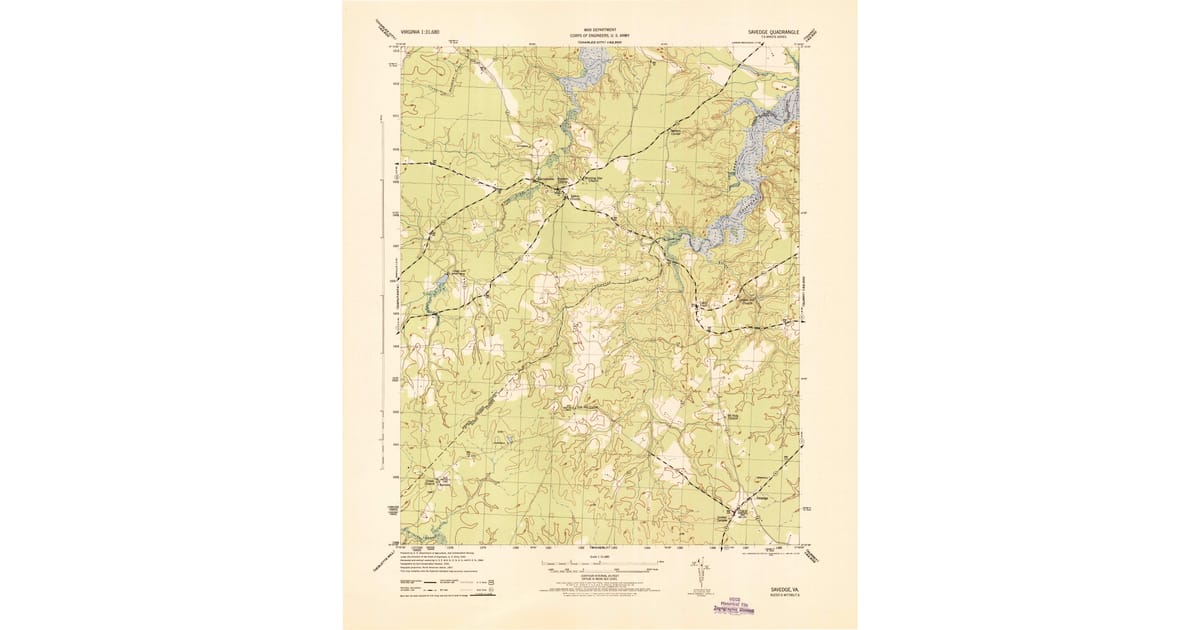 1940s Maps of Prince George County, VA | Pastmaps