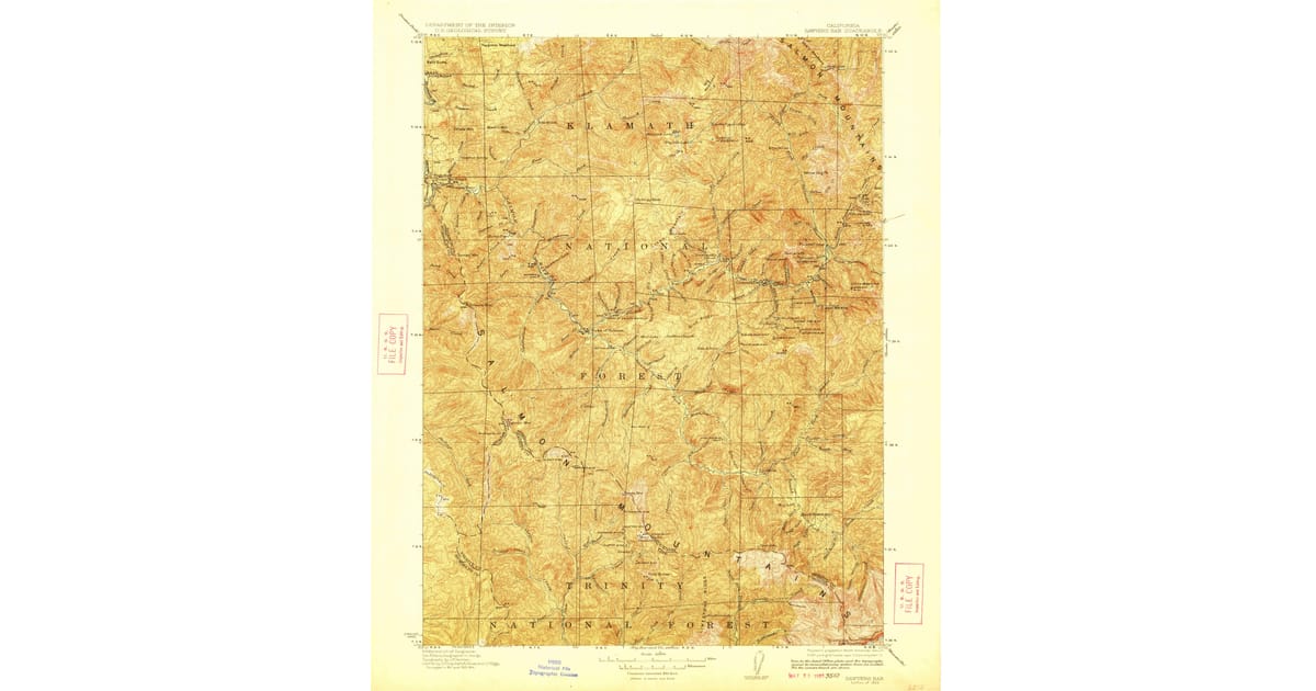 1920s Maps of Shasta County, CA | Pastmaps
