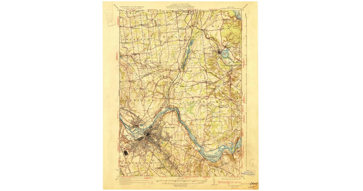 1930s Maps of Halfmoon, NY | Pastmaps