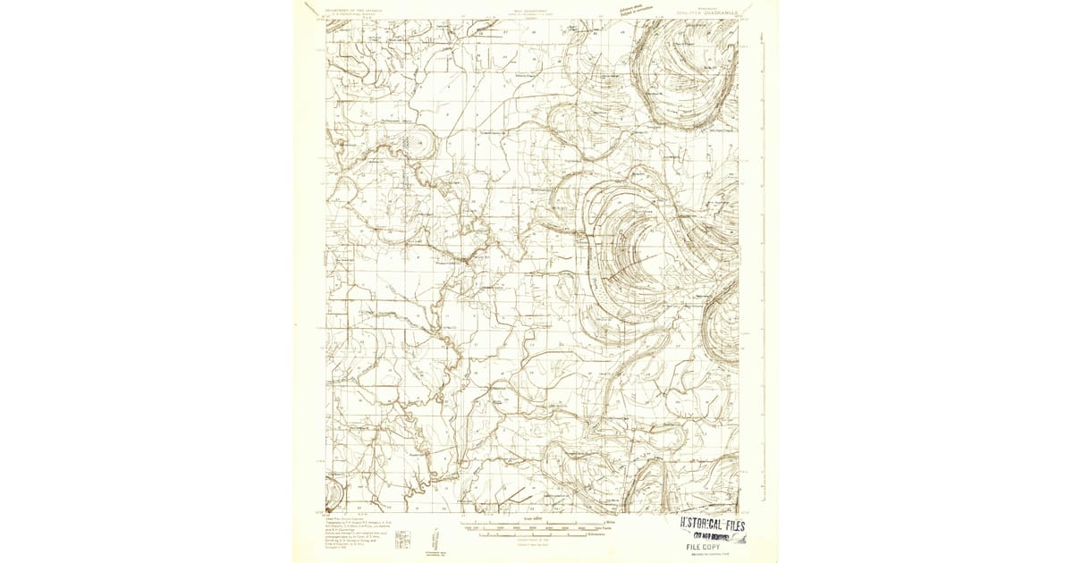 1931 Map of Schlater, MS — High-Res | Pastmaps
