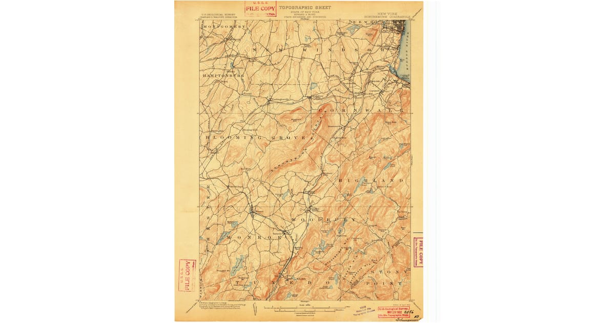 Old Maps of Woodbury, NY for Academic Research | Pastmaps