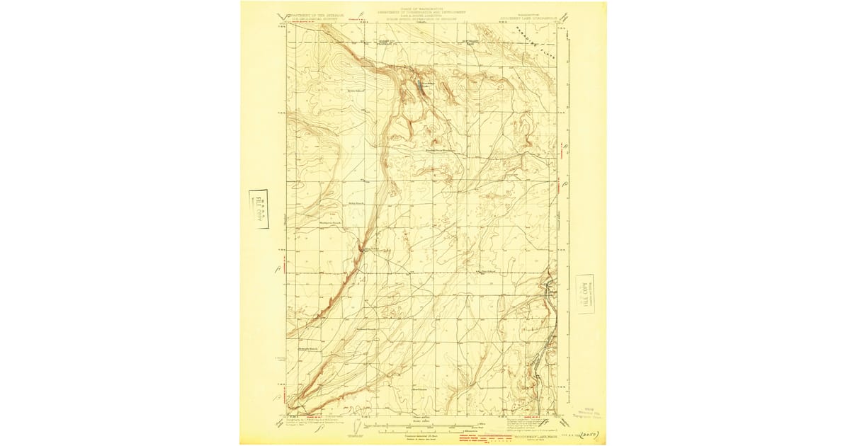 Old Maps of Basin City, WA | Pastmaps
