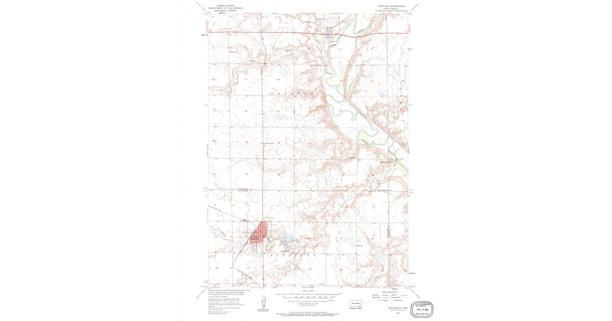 1957 Map of Scotland, SD — High-Res | Pastmaps