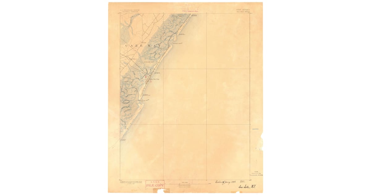 Old Maps of New Jersey | Pastmaps