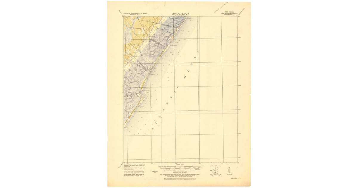 1900s (20th Century) Maps of Sea Isle City, NJ | Pastmaps