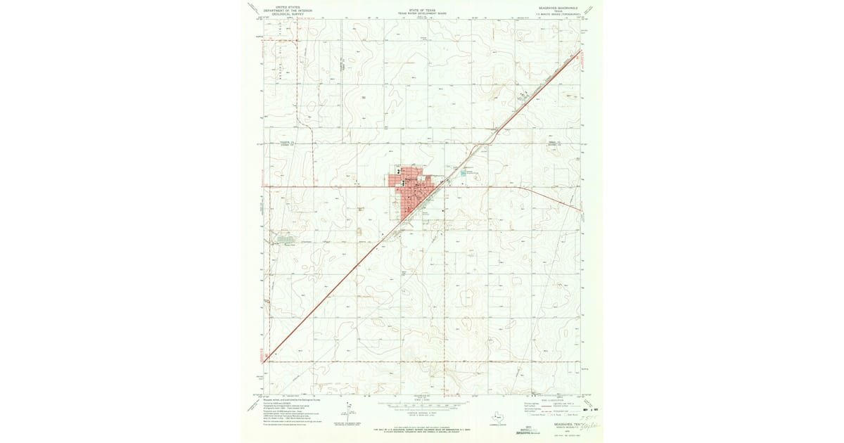 1970s Maps of Terry County, TX | Pastmaps