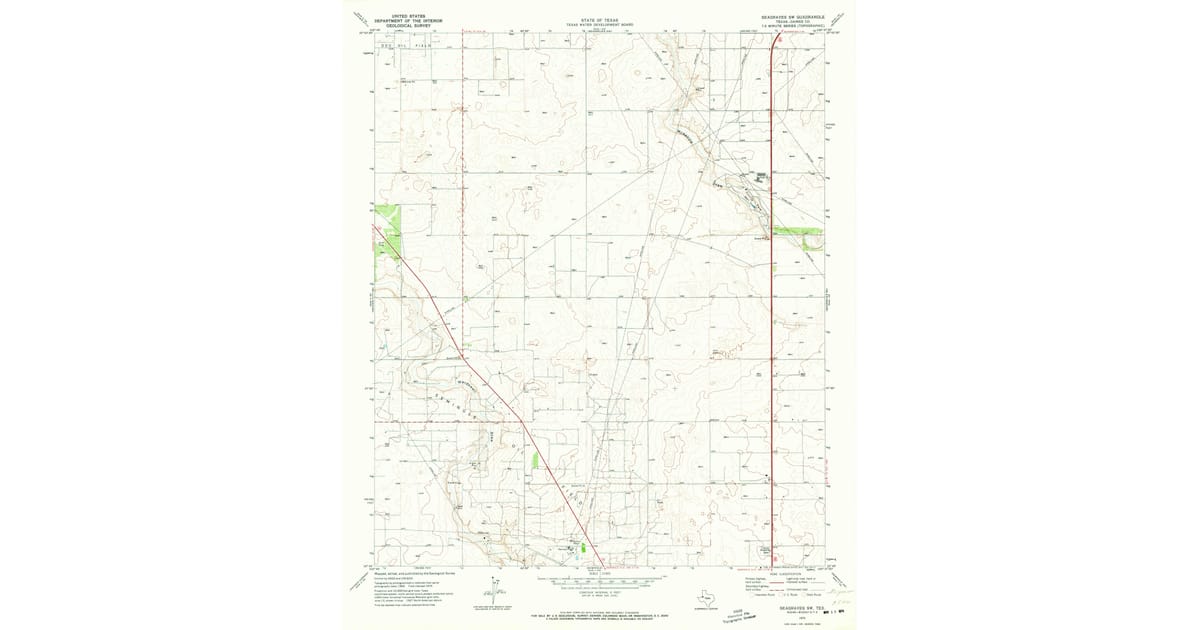 1970s Maps of Gaines County, TX | Pastmaps