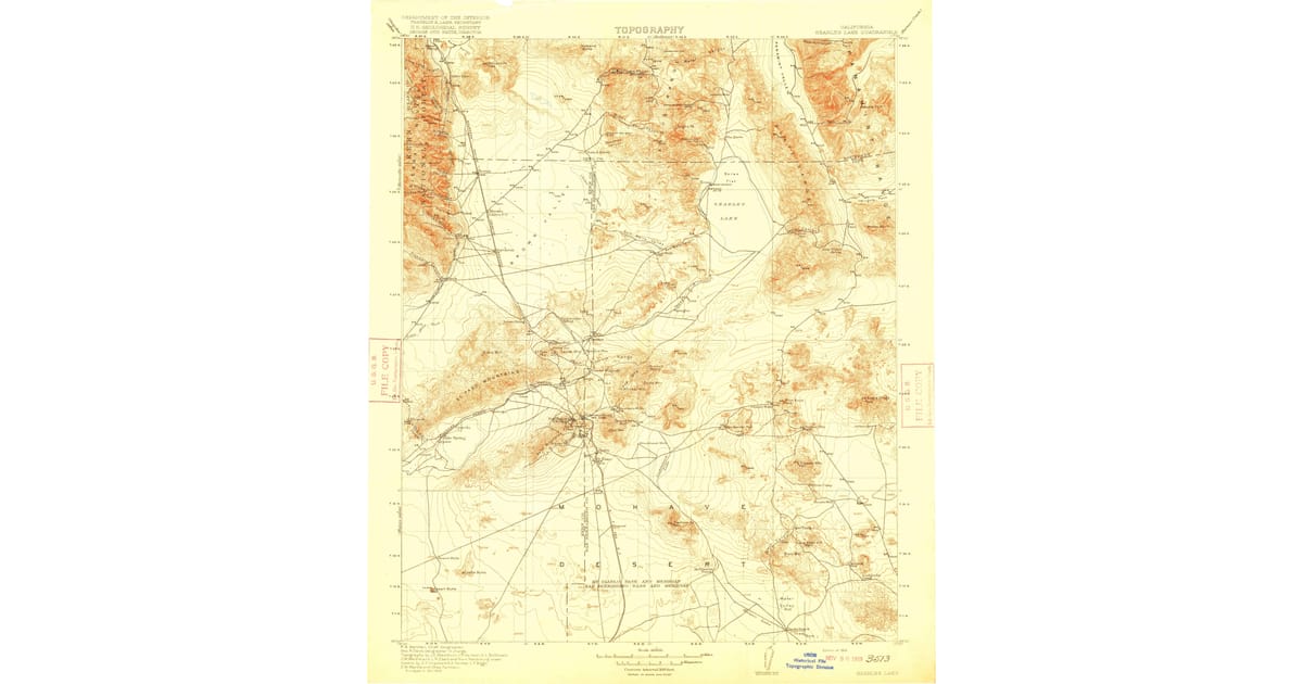 Old Maps of Old Garlock, CA | Pastmaps