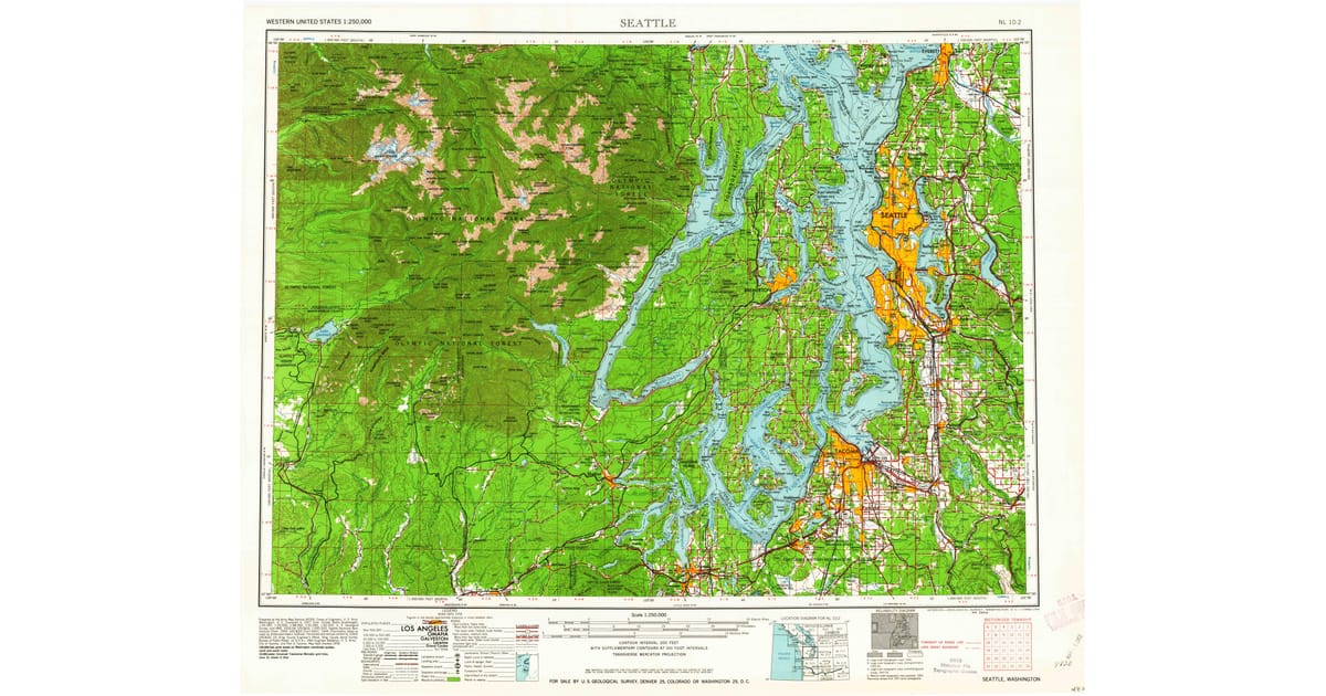 1960s Maps of Nisson, WA | Pastmaps