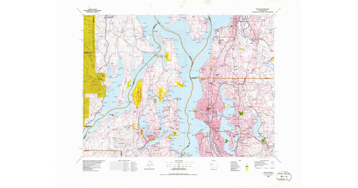 1970s Maps of Vinland, WA | Pastmaps