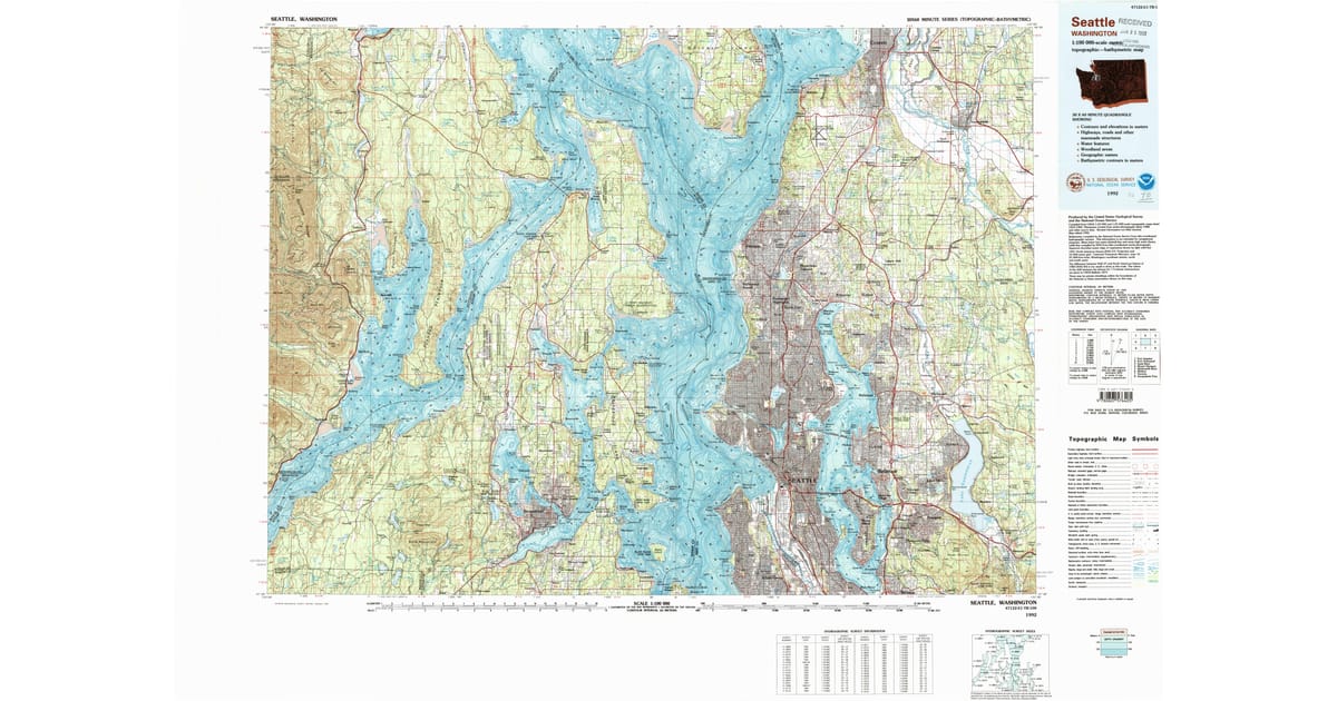 1990s Maps of Lawters Beach, WA | Pastmaps
