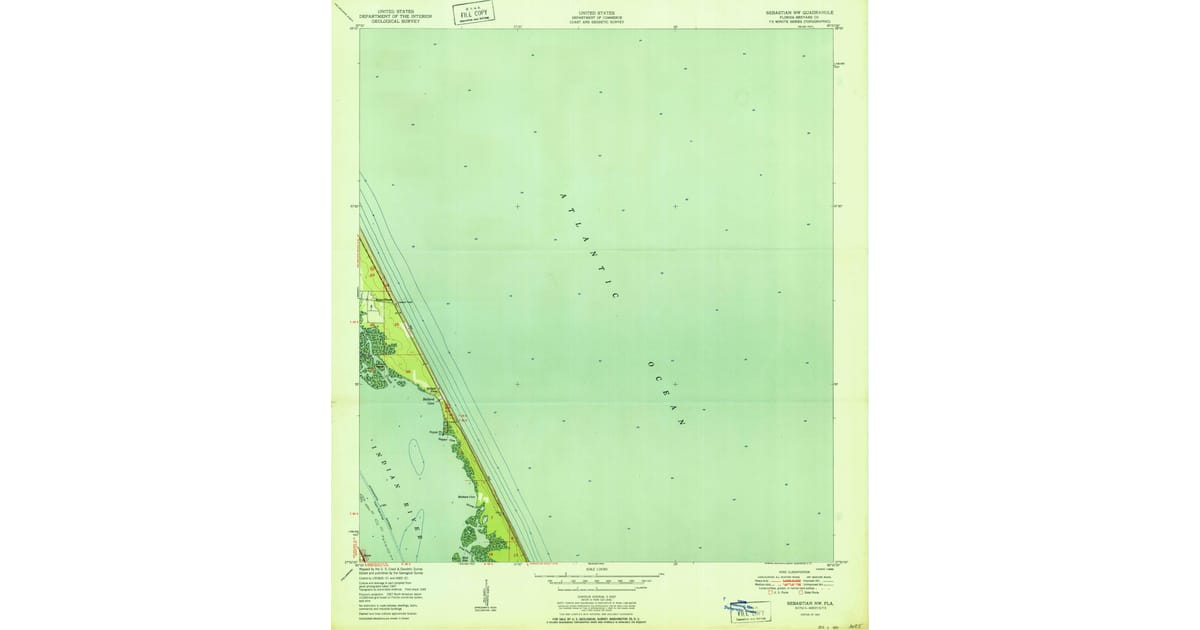 1950s Maps of Floridana Beach, FL | Pastmaps