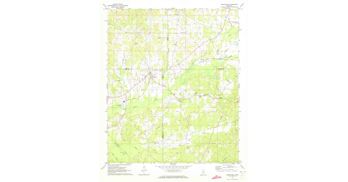 1970s Maps of Scott County, MS | Pastmaps
