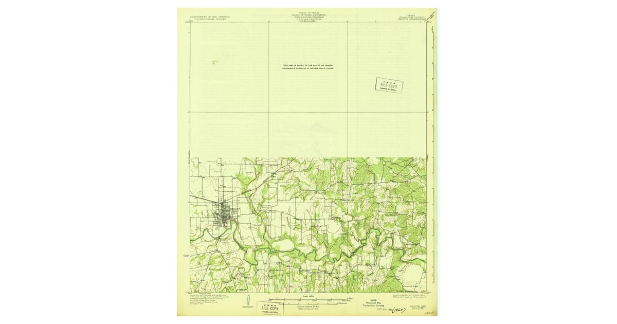 1930 Map of Seguin, TX — High-Res | Pastmaps