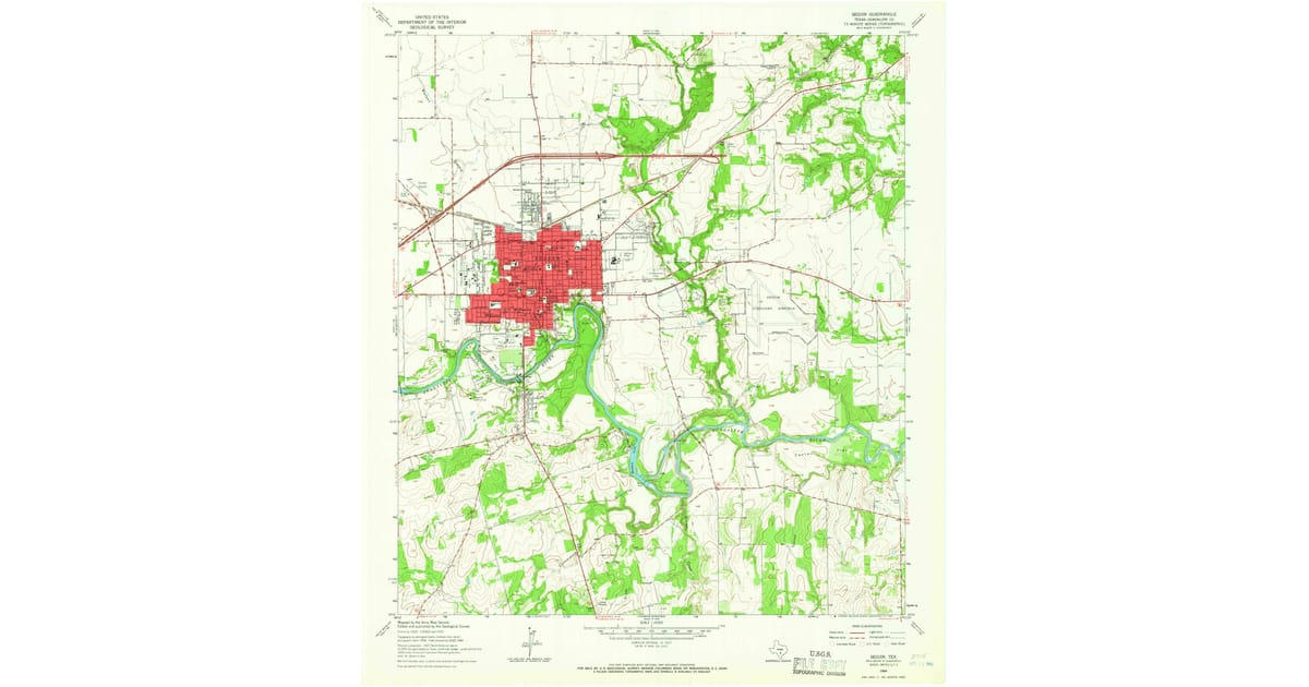 1964 Map of Seguin, TX — High-Res | Pastmaps