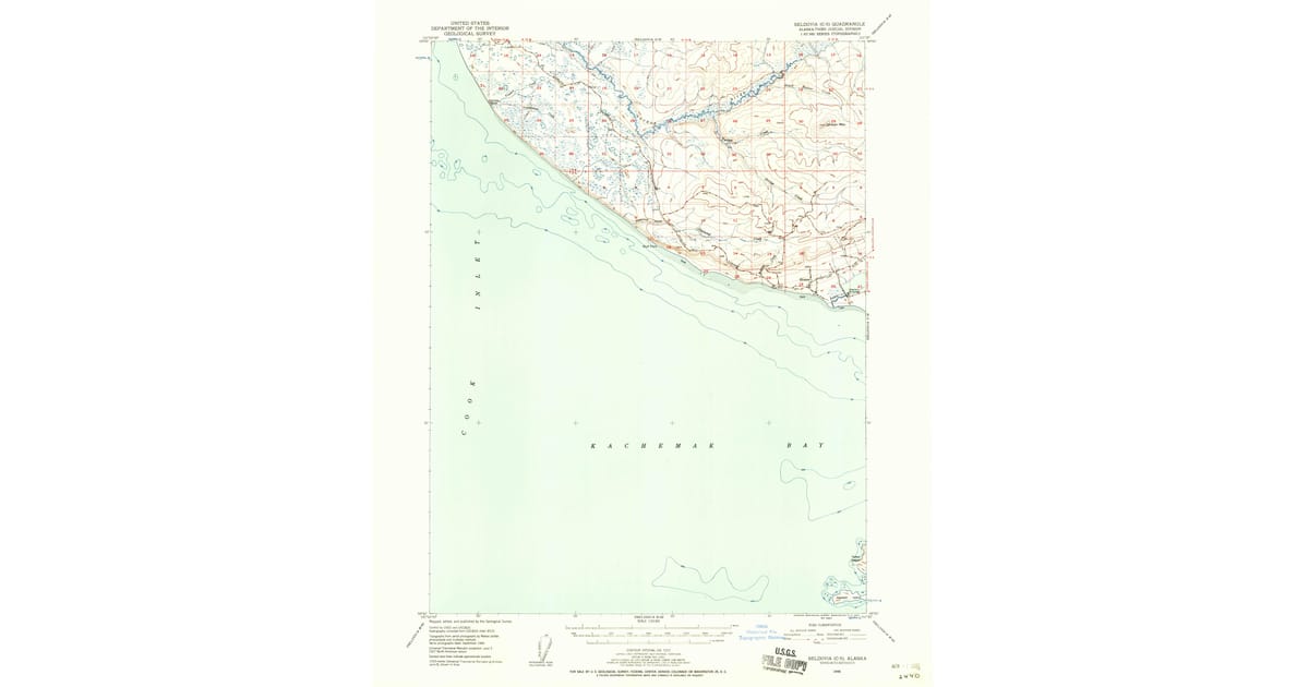 Old Maps of Diamond Ridge, AK for Genealogy | Pastmaps