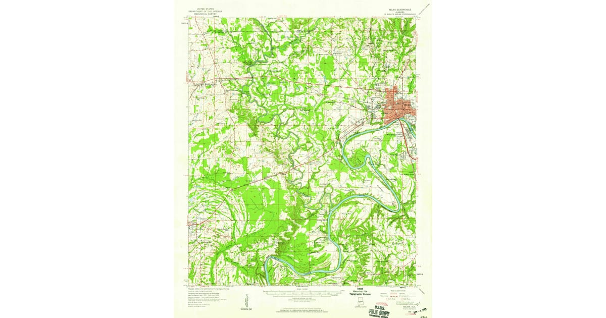 1958 Map of Selma, AL — High-Res | Pastmaps