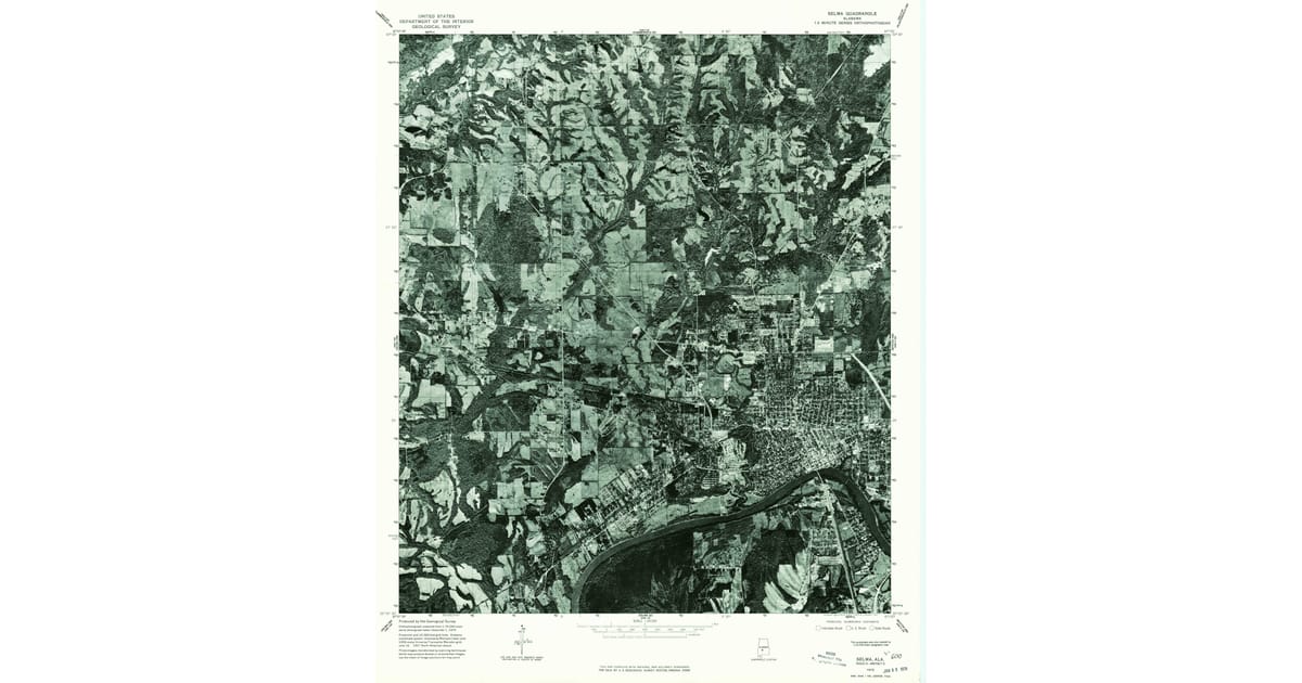 1975 Map of Selma, AL — High-Res | Pastmaps