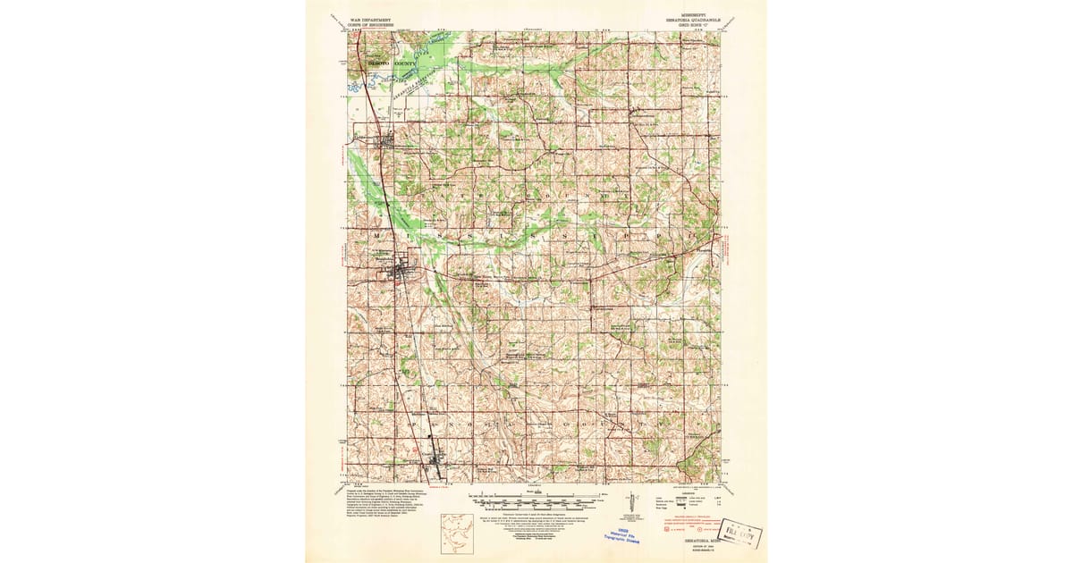 Old Maps of Coldwater, MS | Pastmaps