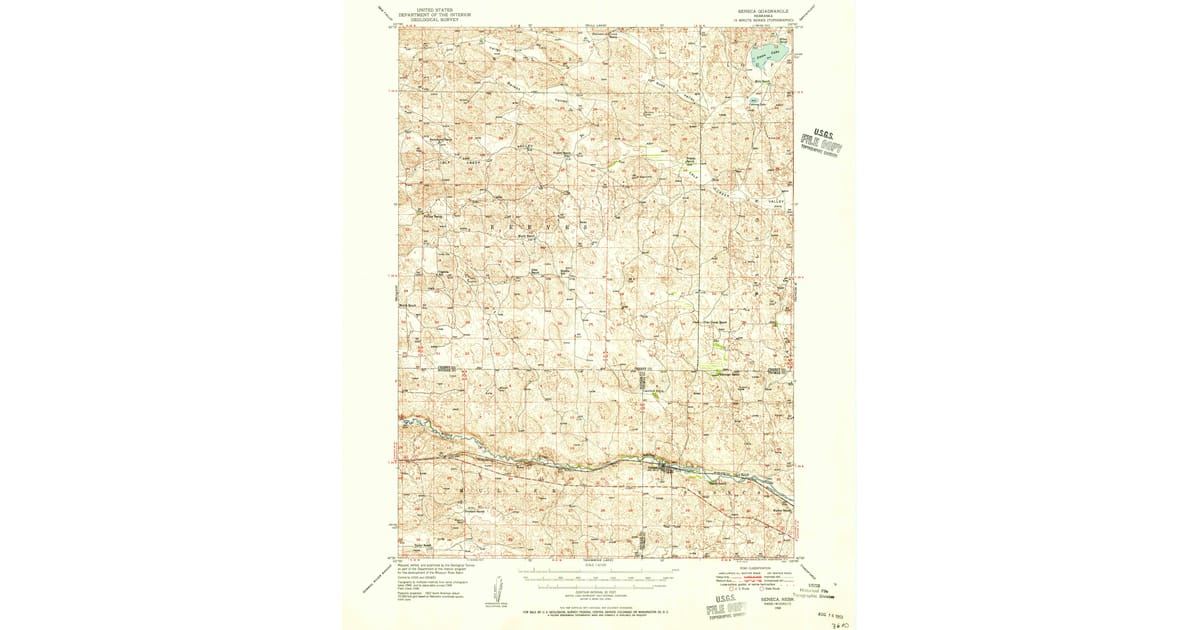 Old Maps of Thomas County, NE for Academic Research | Pastmaps