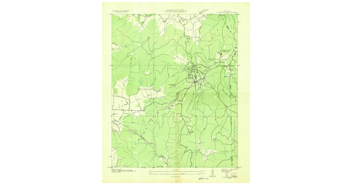 1900s (20th Century) Maps of Monteagle, TN | Pastmaps