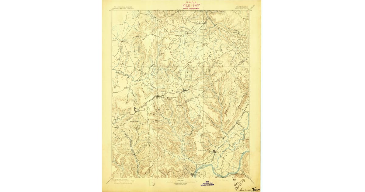 Old Maps of Monteagle, TN | Pastmaps