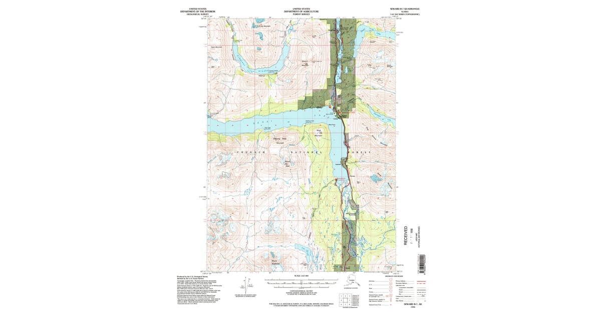 1990s Maps of Crown Point, AK | Pastmaps