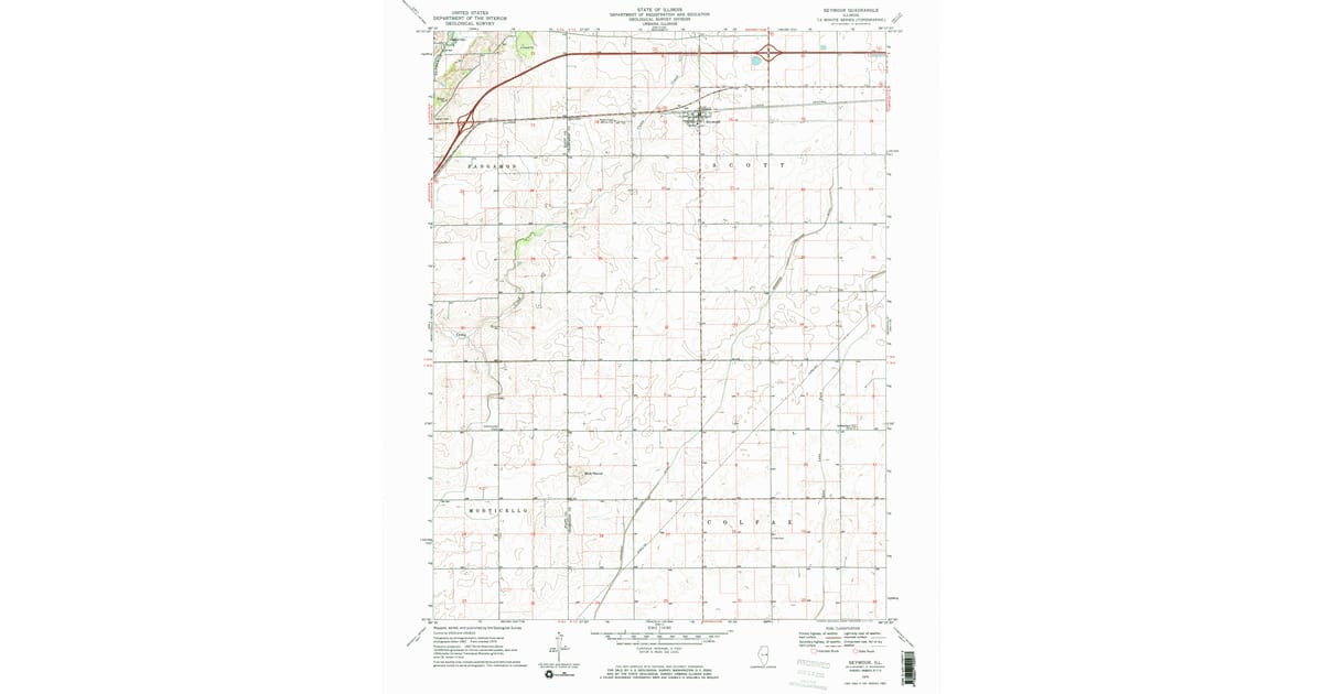 1970 Map of Seymour, IL — High-Res | Pastmaps