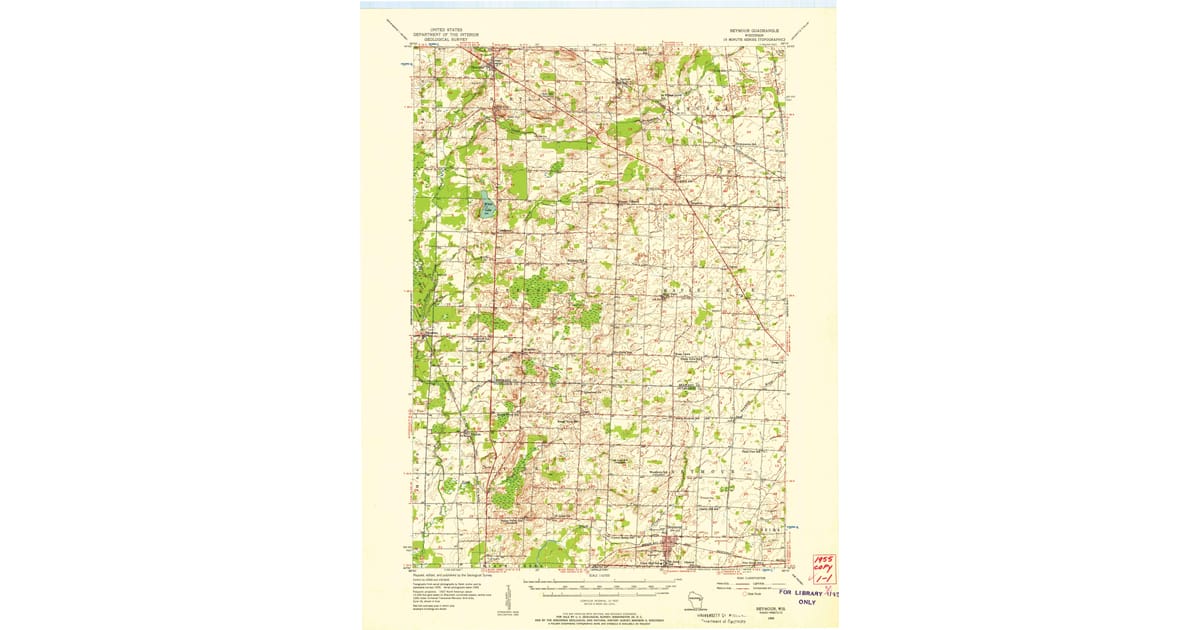 Old Historical Maps of Cicero, WI | Pastmaps
