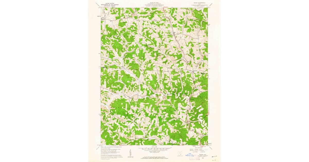 1960s Maps of Burlingham, OH | Pastmaps