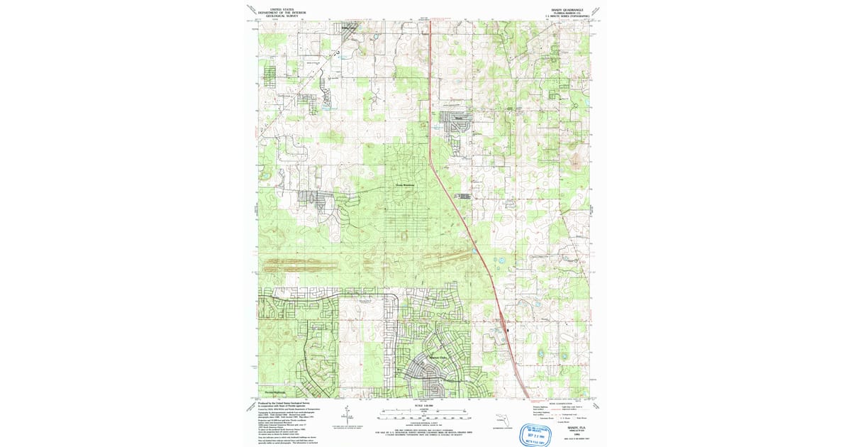 1990s Maps of Marion Oaks, FL | Pastmaps