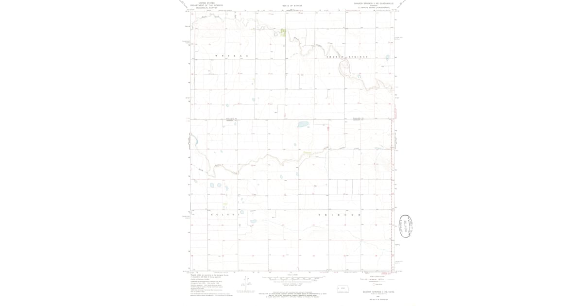 1960s Maps of Greeley County, KS | Pastmaps
