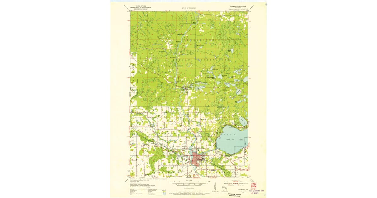 Old Historical Maps of Washington, WI | Pastmaps