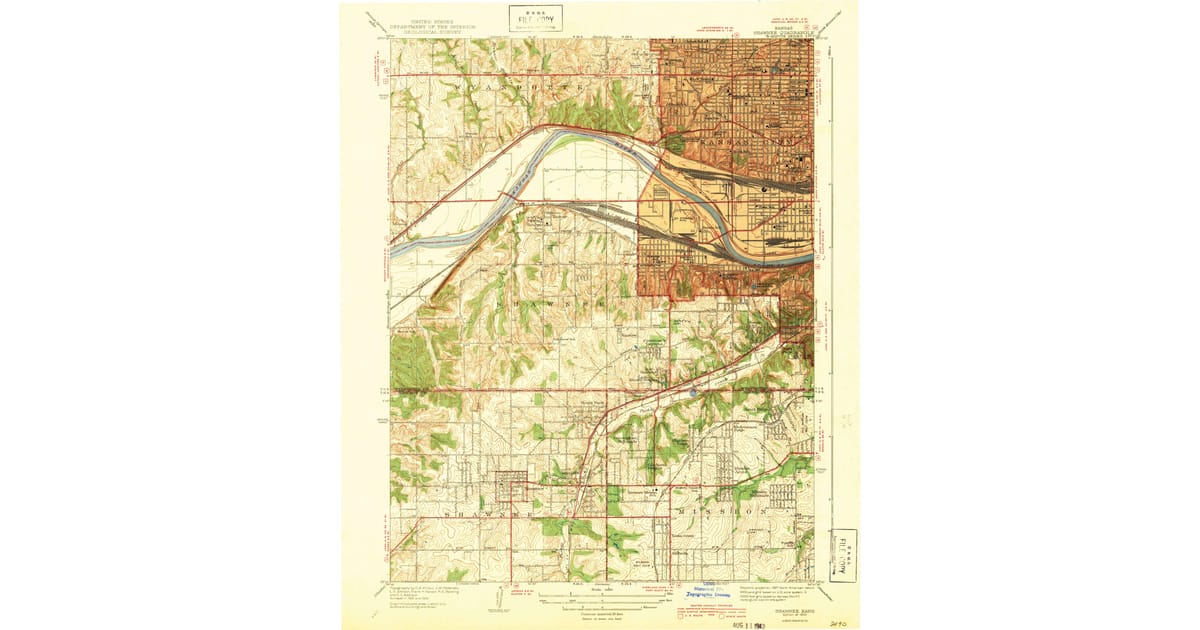 1940s Maps of Riverview, Kansas City | Pastmaps