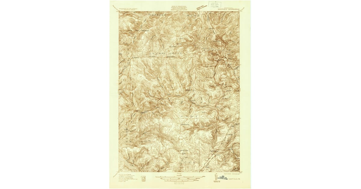 1900s (20th Century) Maps of Balltown, Howe Township | Pastmaps
