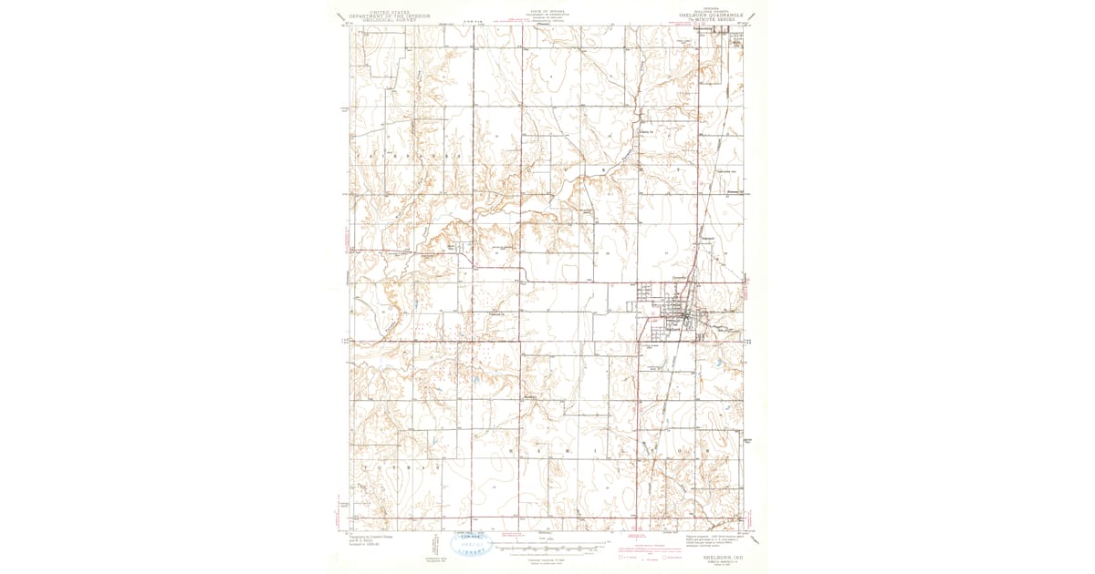 Old Maps of Benefiel Corner, IN | Pastmaps