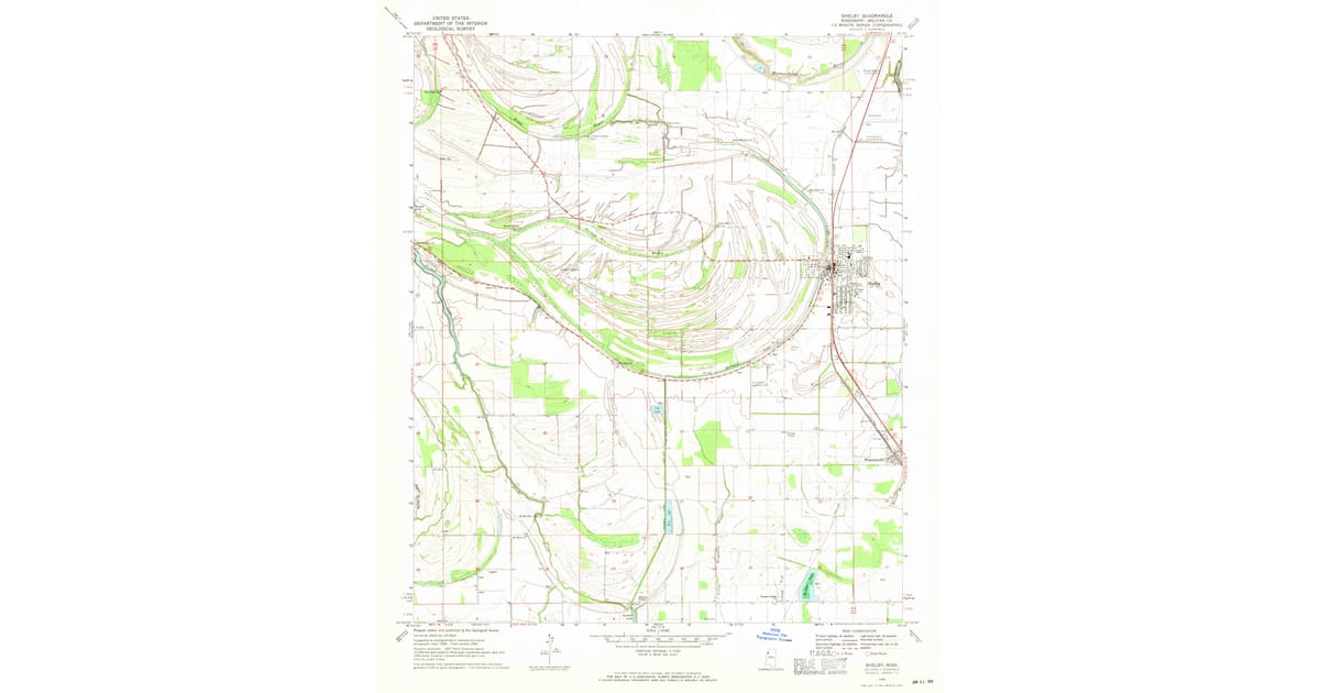 1969 Map of Shelby, MS — High-Res | Pastmaps