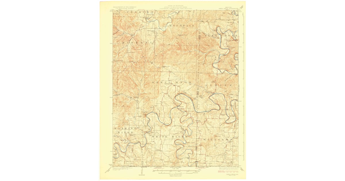 Old Maps of Cato, MO for Hiking & Exploration | Pastmaps