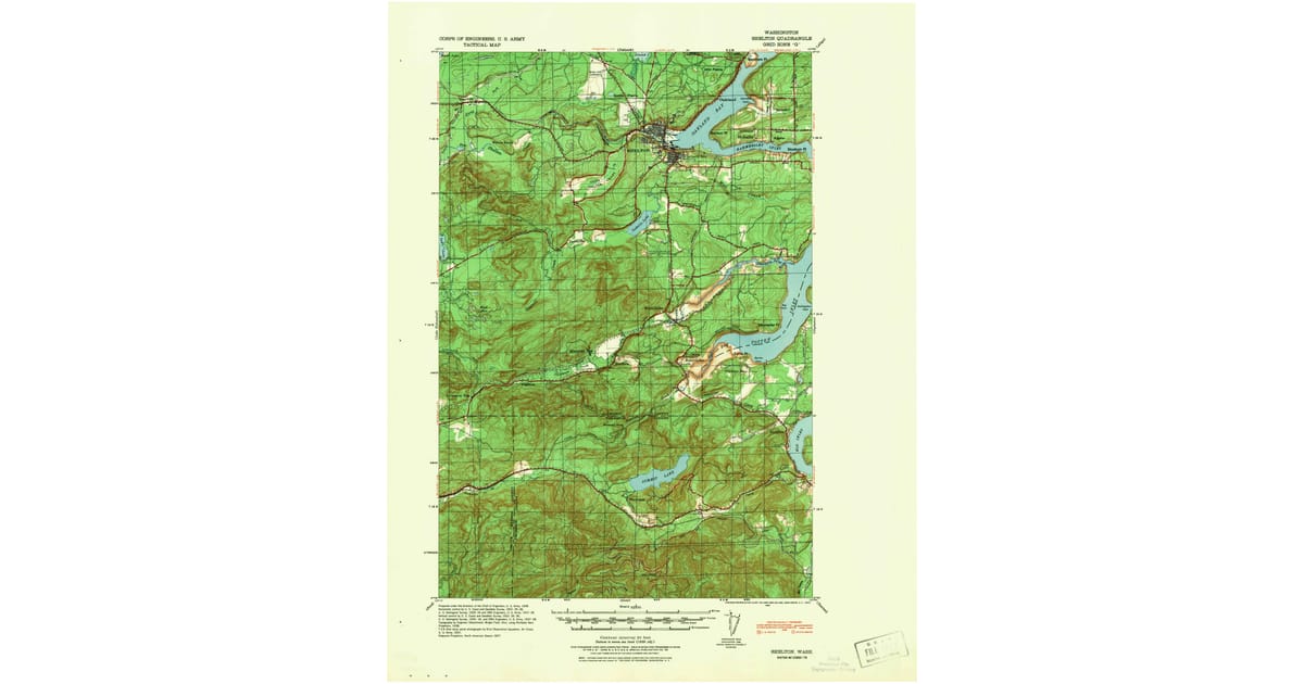 Old Maps of New Kamilche, WA for Hiking & Exploration | Pastmaps