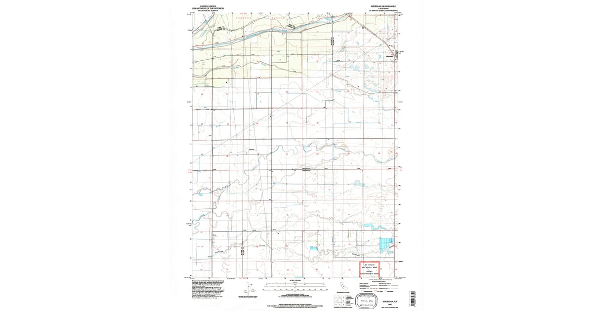 1990s Maps of Sutter County, CA | Pastmaps