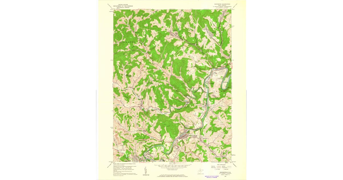 1960s Maps of Willard, WV | Pastmaps