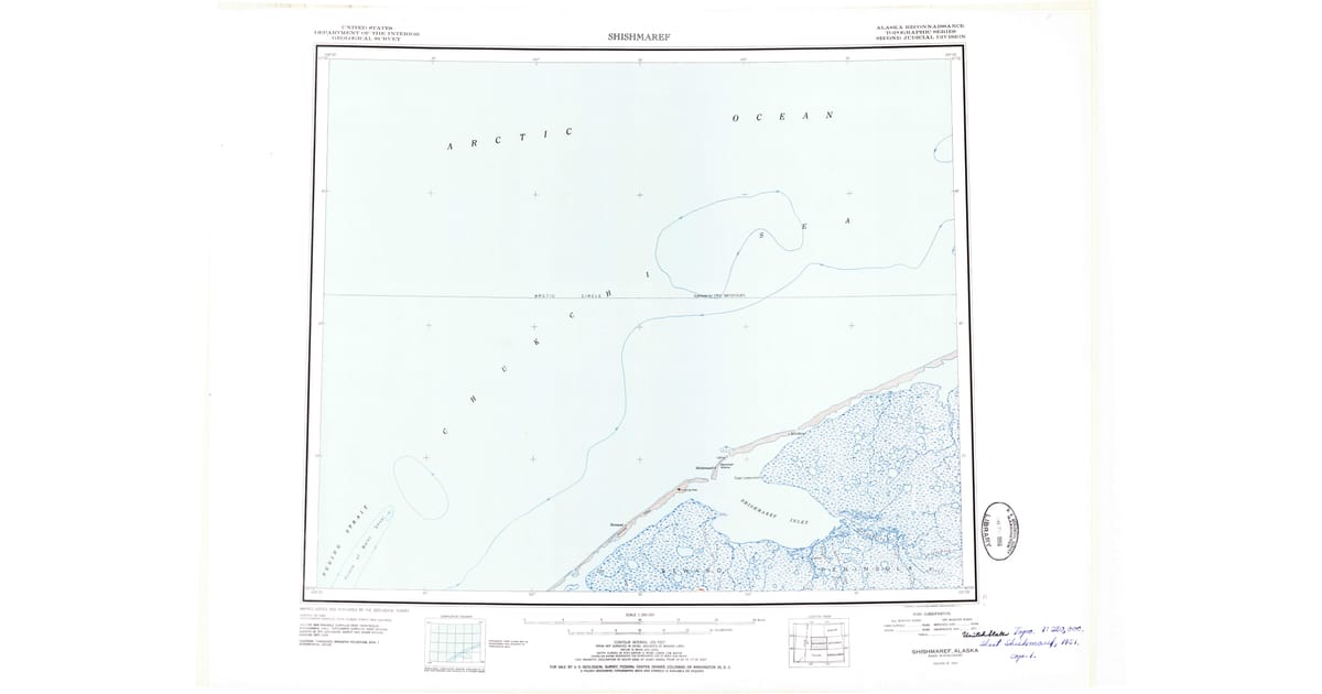 1951 Map of Shishmaref, AK — High-Res | Pastmaps