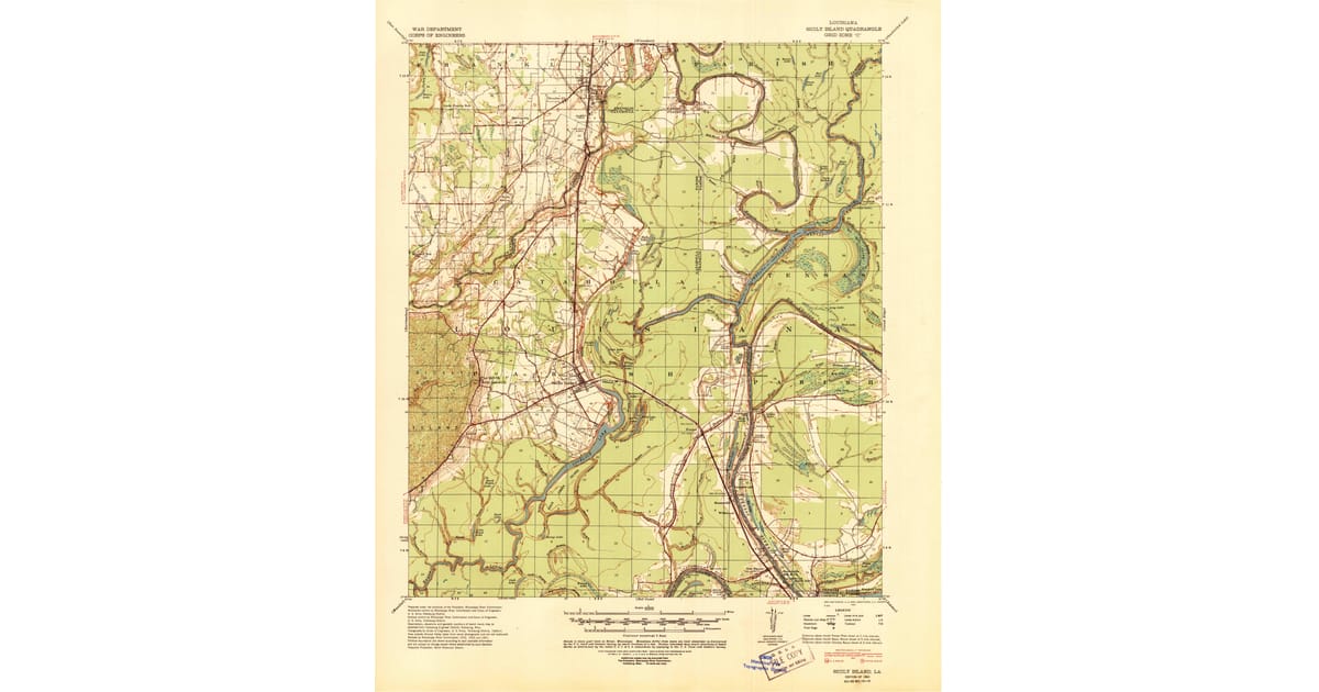 Old Maps of Copeland Landing, LA for Genealogy | Pastmaps