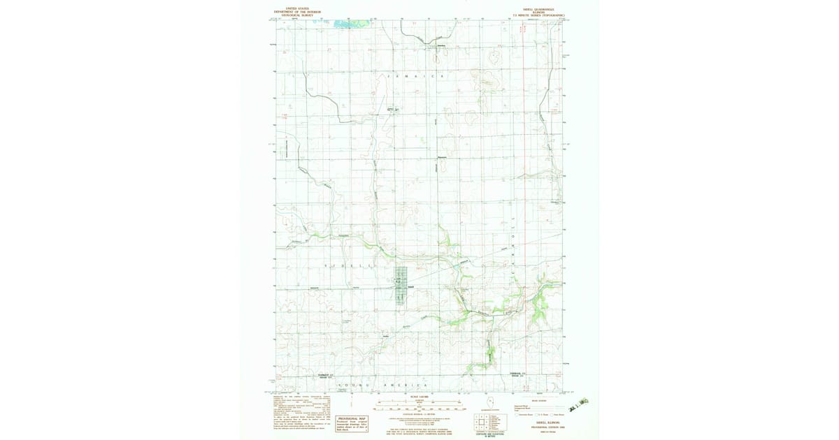 1982 Map of Sidell, IL — High-Res | Pastmaps