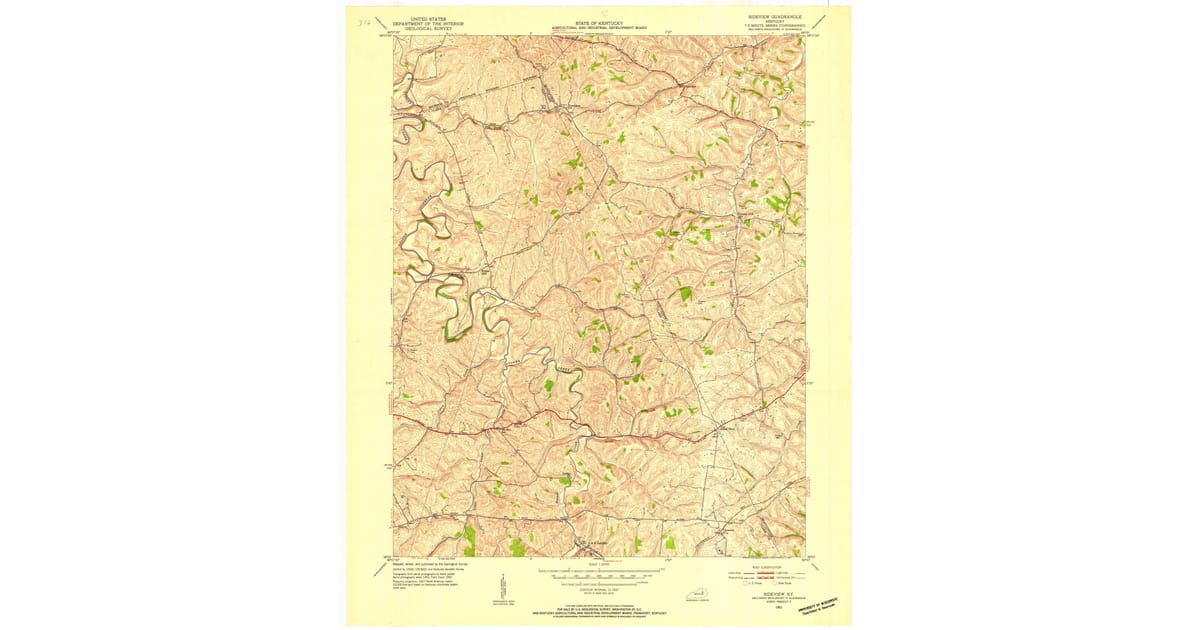 Old Maps of Sideview, KY | Pastmaps