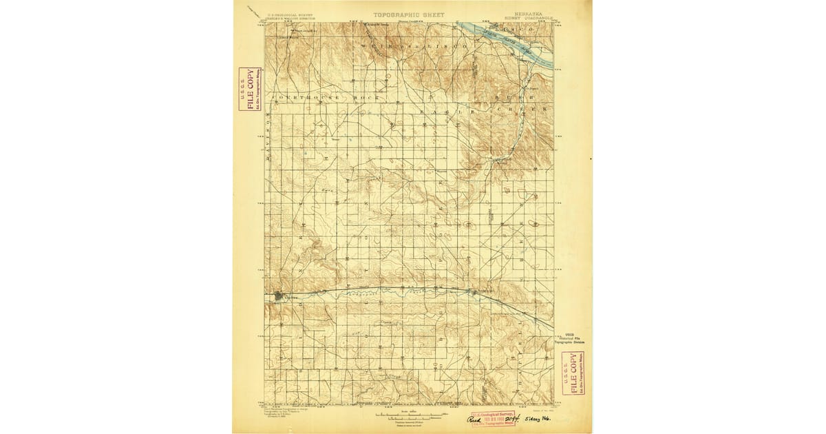 Old Maps of Colton, NE | Pastmaps
