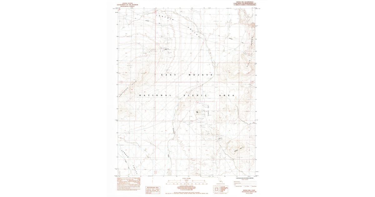 1984 Map of Signal Hill, San Bernardino County, CA — High-Res | Pastmaps
