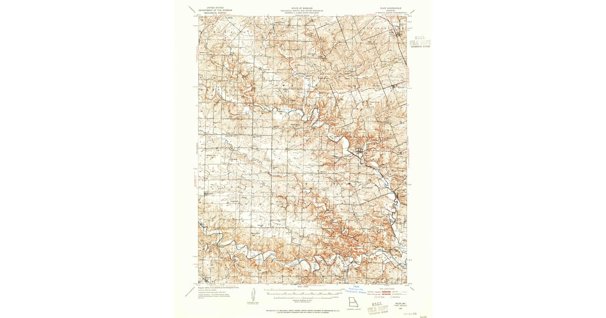 1937 Map of Silex, MO — High-Res | Pastmaps
