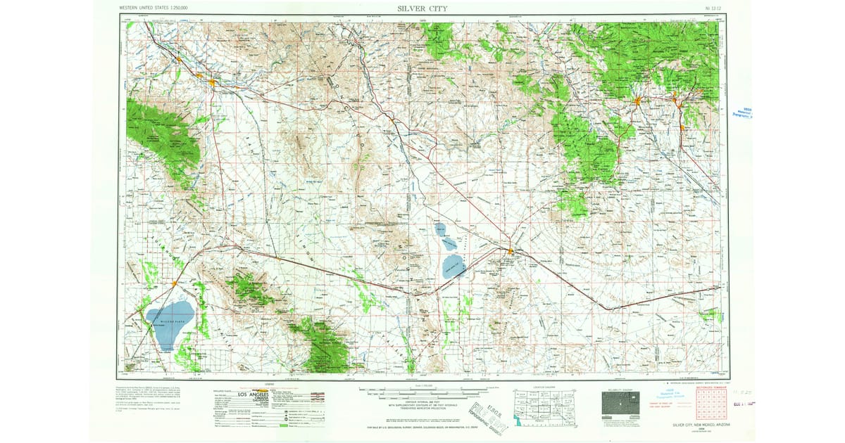 Old Maps of Safford, AZ for Hiking & Exploration | Pastmaps