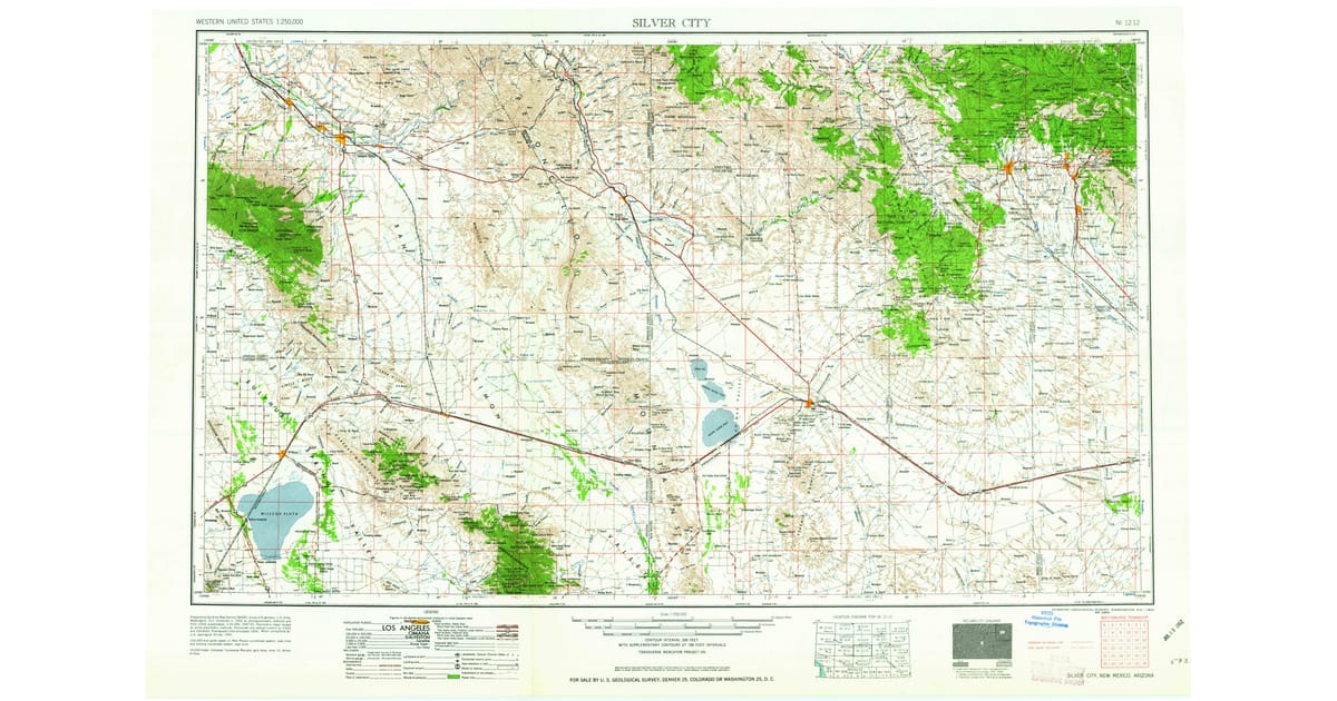 1960s Maps of Lordsburg, NM | Pastmaps